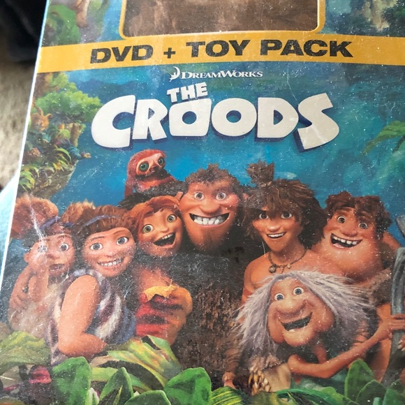 Dreamworks | Media | Dreamworks The Croods Dvd And Toy Set Blue And ...